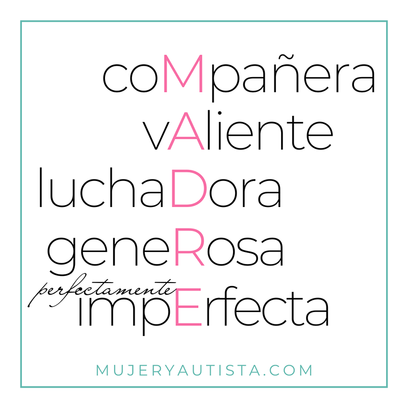 Día De La Madre 2022 Mujer Y Autista Sara Codina