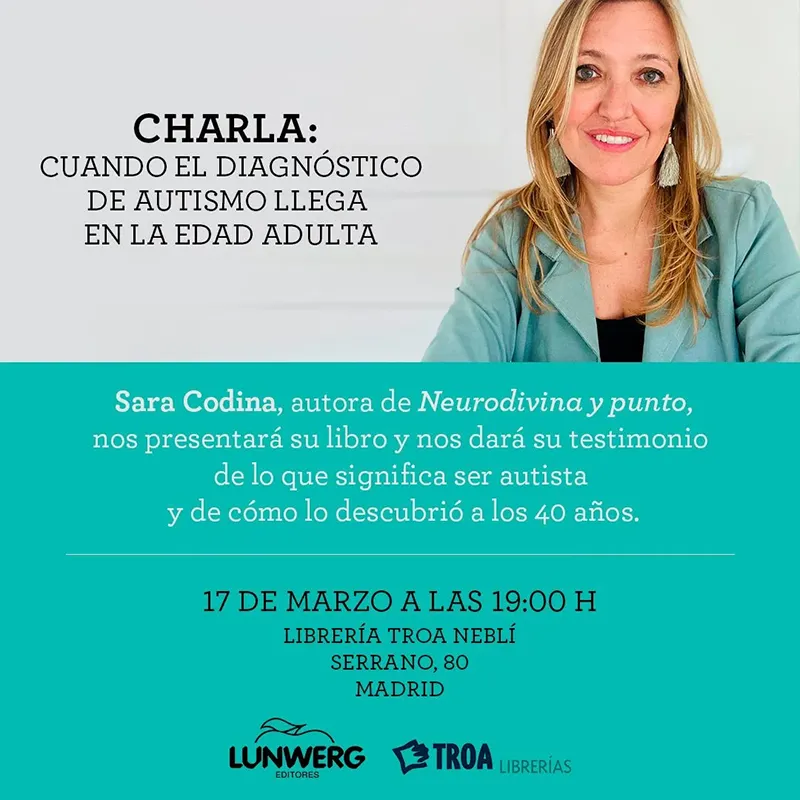 Presentaciones Neurodivina y punto - MUJER Y AUTISTA - SARA CODINA